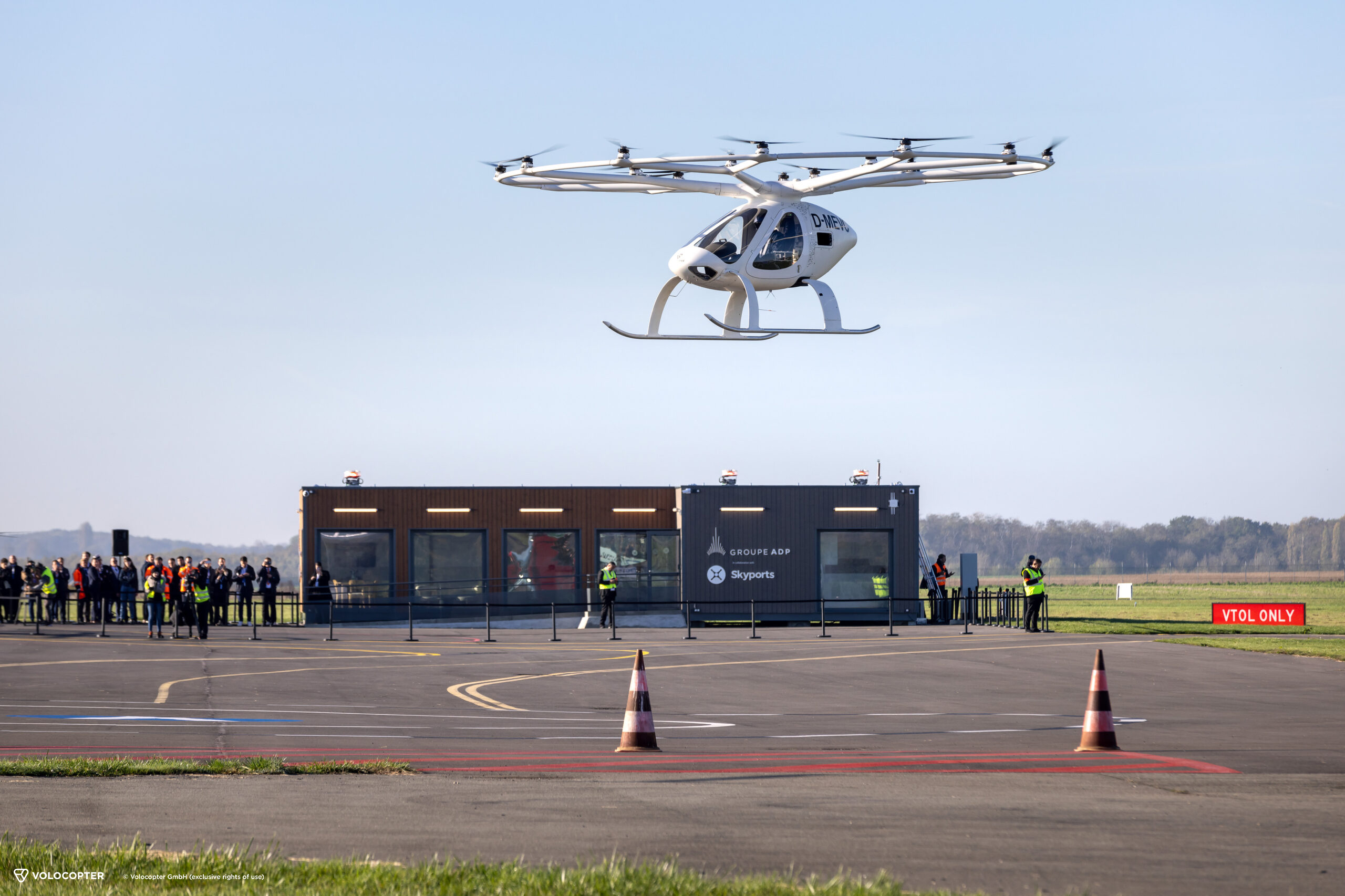 Urban Air Mobility Testzentrum in Paris in Betrieb genommen - Volocopter